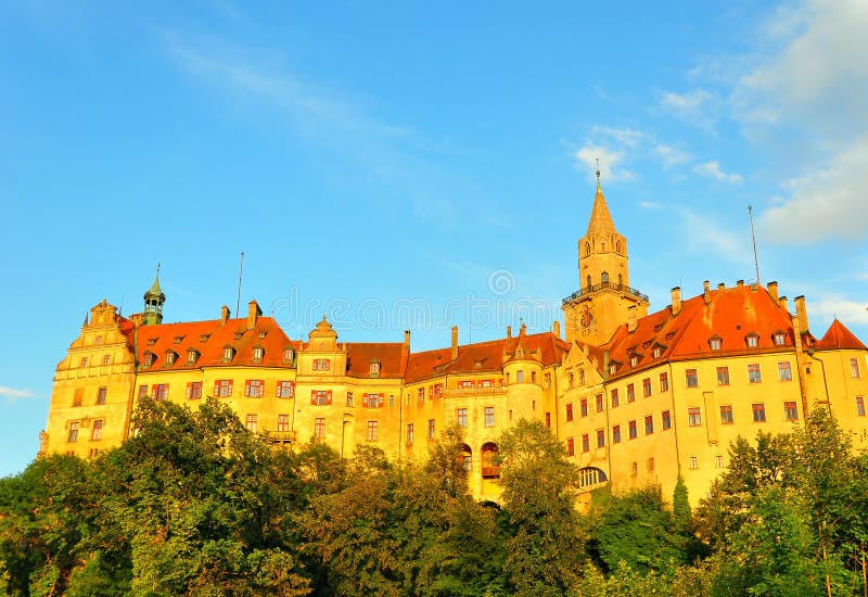 Sigmaringen Castle stock photo. Image of nobility, wall - 10142616