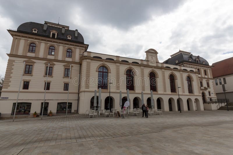 Karlsplatz in Sigmaringen in First Decade of April Editorial Photo ...