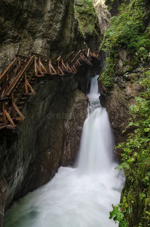 Sigmund Thun Waterfall Kaprun, Austria Stock Image - Image of austria ...