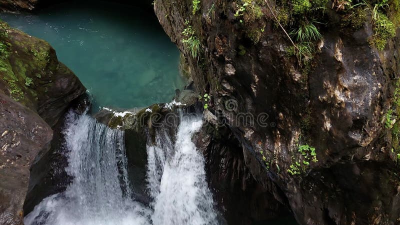 Sigmund Thun Gorge in Kaprun Waterfalls Stock Video - Video of canyon ...