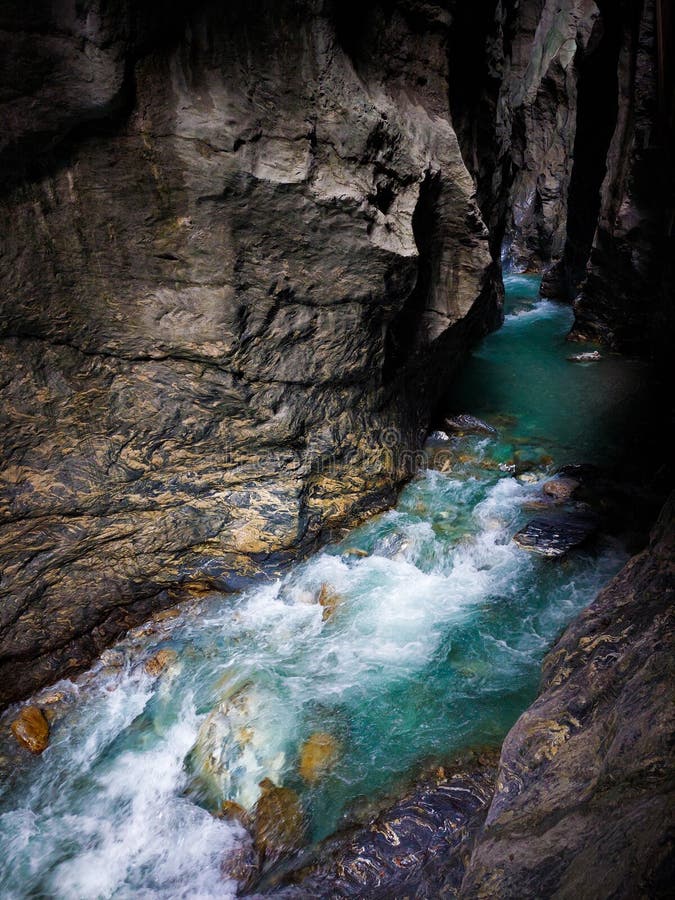 Sigmund Thun Klamm Waterfalls in Austria Stock Image - Image of river ...