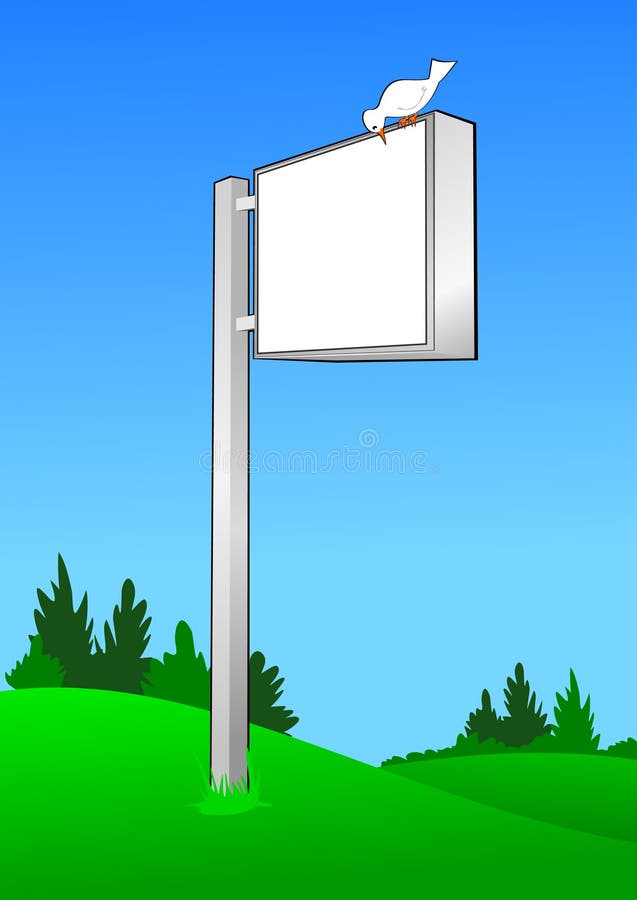 Sign stock vector. Illustration of pole, design, visual - 11131811