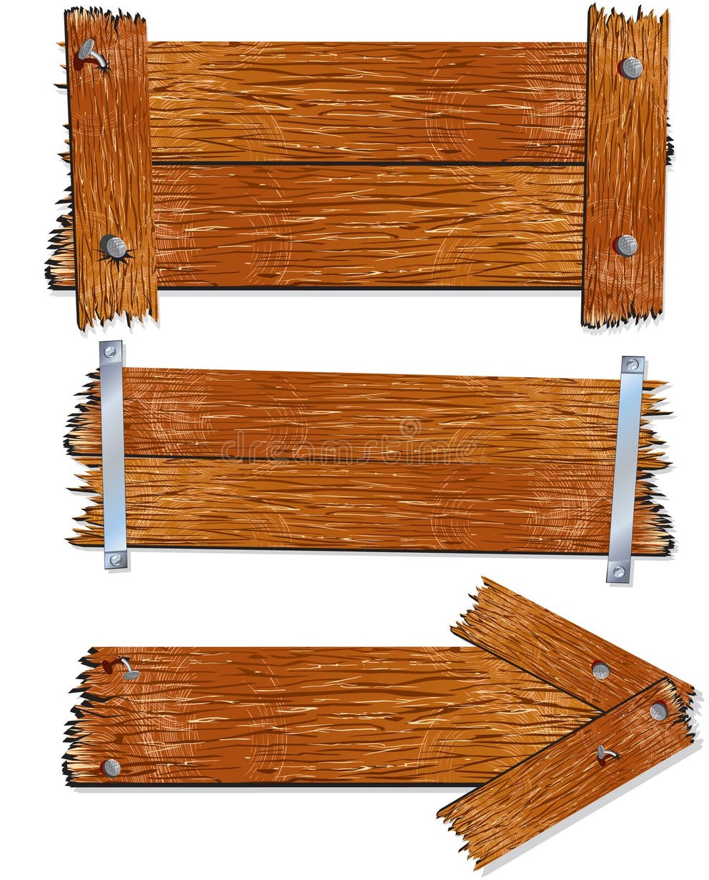 Realistic Wooden Arrow Sign Board Stock Illustrations – 510 Realistic ...
