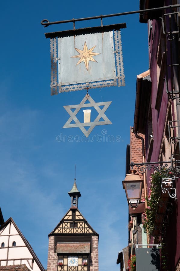 Sign stock image. Image of detail, architecture, alsace - 15302825