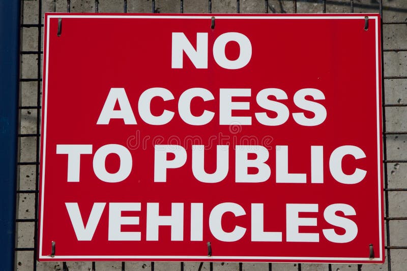 Sign. stock photo. Image of vehicles, access, edge, line - 19767248