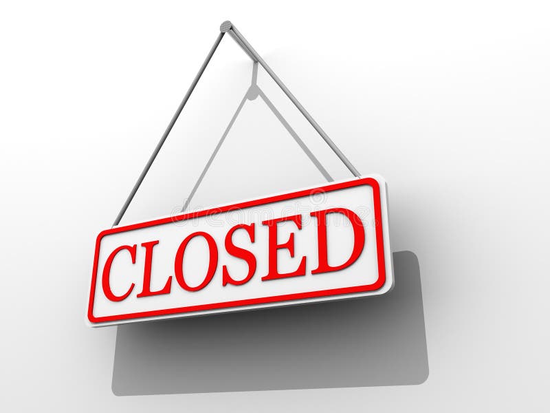 This Window Closed sign stock image. Image of entrance - 3235385