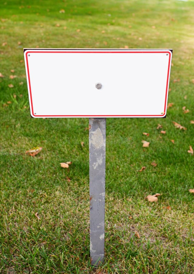Blank sign stock photo. Image of border, empty, copyspace - 26556184