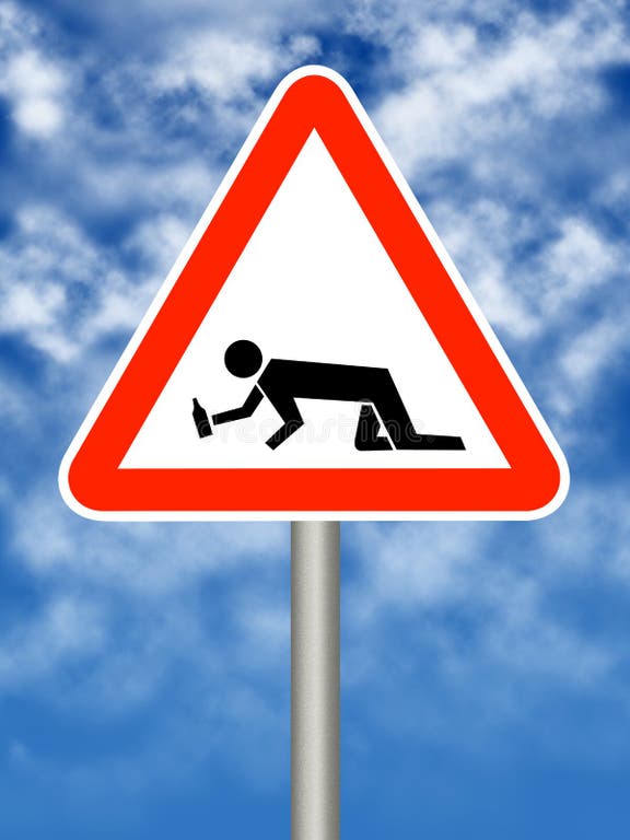 Crawling Drunk Sign Stock Illustrations – 13 Crawling Drunk Sign Stock ...