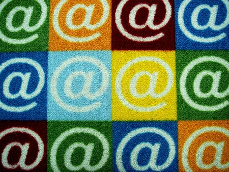 The at sign stock image. Image of high, concepts, correspondence - 2732777