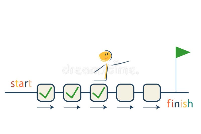 The Character Wins the Marathon. the Character Reaches the Goal, Goes ...