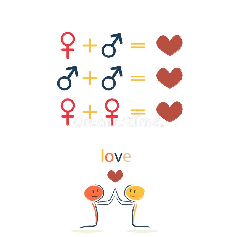 The Characters Love Each Other. Love without Borders, Woman and Man ...