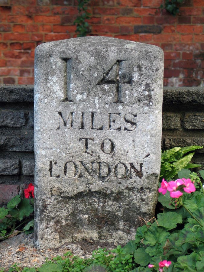 Sign stock photo. Image of london, distance, sign, brick - 290534