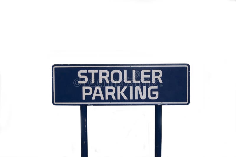 Sign stock image. Image of stroller, rectangle, reflective - 4444445