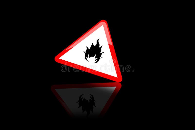 Fire Sign Triangle Stock Illustrations – 5,112 Fire Sign Triangle Stock ...