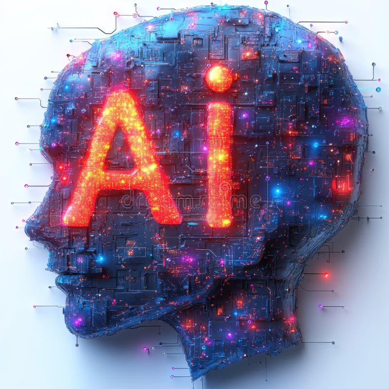 Sign AI Artificial Intelligence. AI Technologies, Robotic, Programming ...