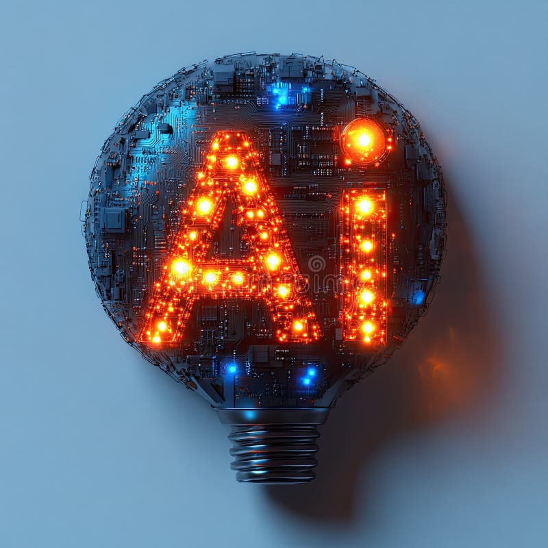 Sign AI Artificial Intelligence. AI Technologies, Robotic, Programming ...