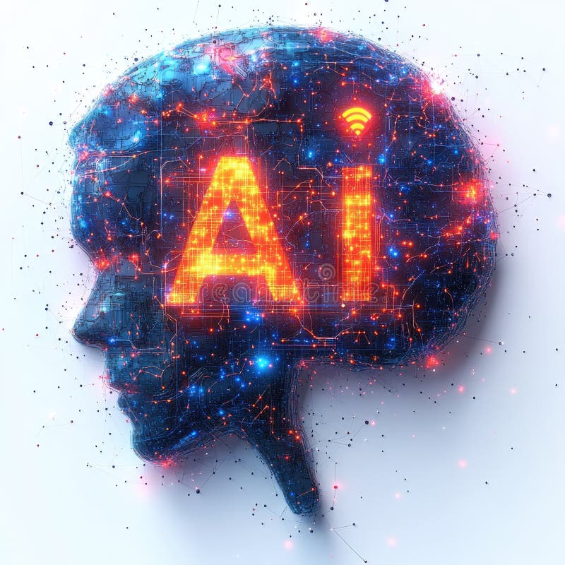 Sign AI Artificial Intelligence. AI Technologies, Robotic, Programming ...