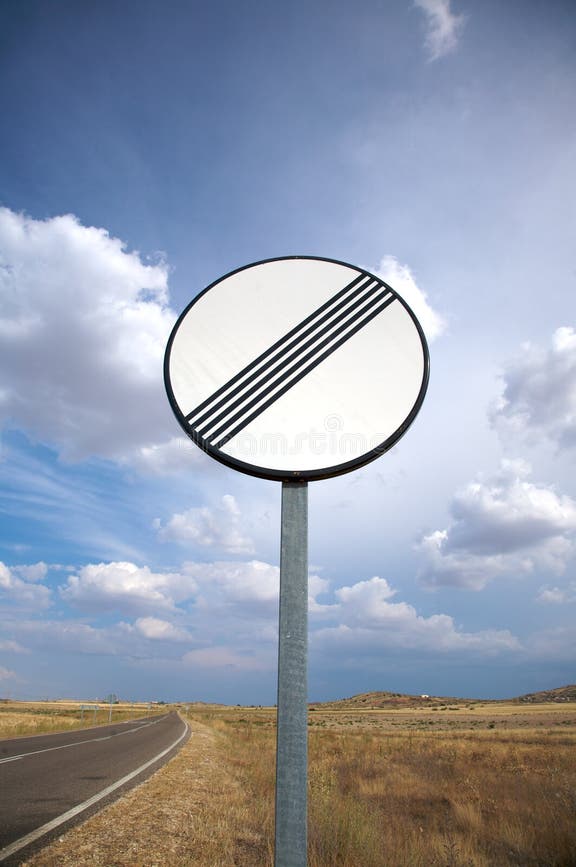 Sign all allowed stock image. Image of verge, castilla - 12394411