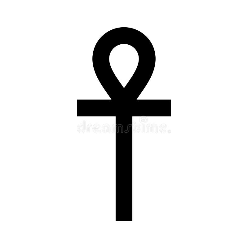 The Sign of Ankh. Isolated Vector Illustration Stock Illustration ...