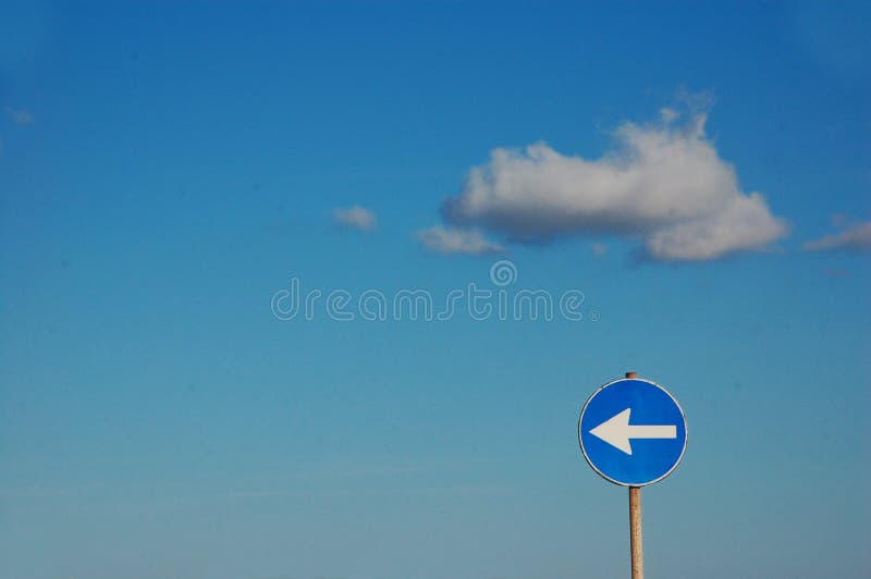 Sign with the arrow stock image. Image of indication - 106017893