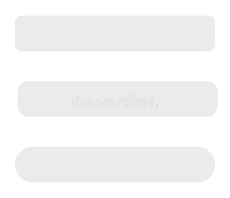 Sign, Banner, Plaque Design Shape Element. Rectangle Plate, Board with ...