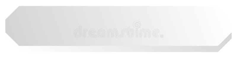 Sign, Banner, Plaque Design Shape Element. Rectangle Plate, Board with ...