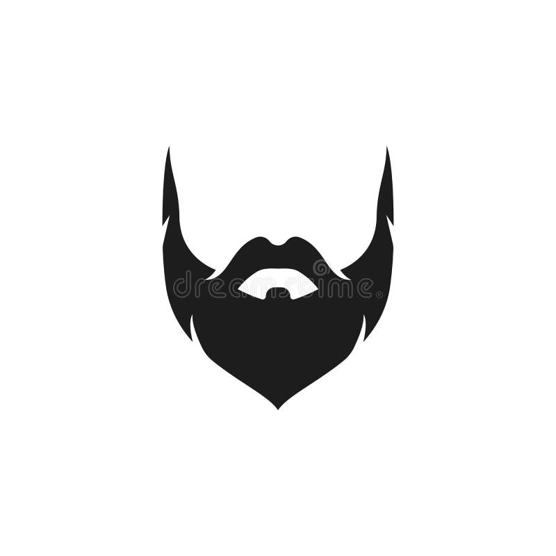 Sign of Beard Logo Vector Icon Illustration Stock Vector - Illustration ...