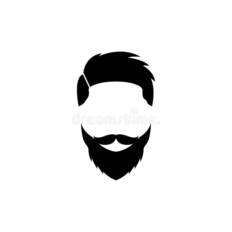 Sign of Beard Logo Vector Icon Illustration Design Stock Vector ...