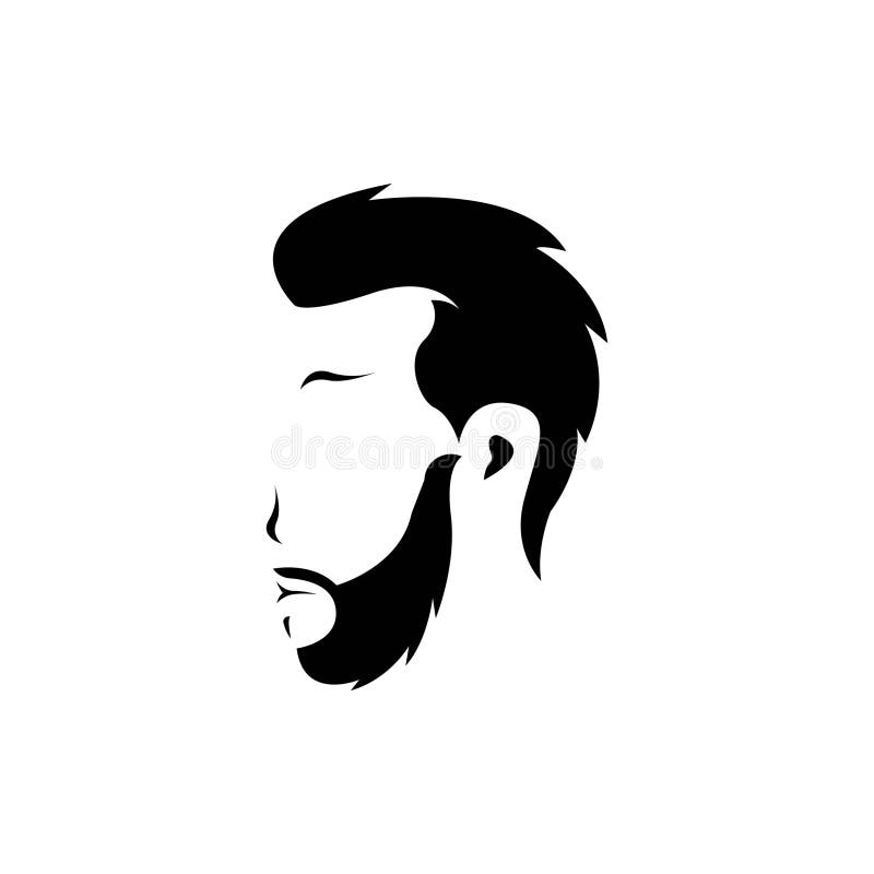 Sign of Beard Logo Vector Icon Illustration Design Stock Vector ...
