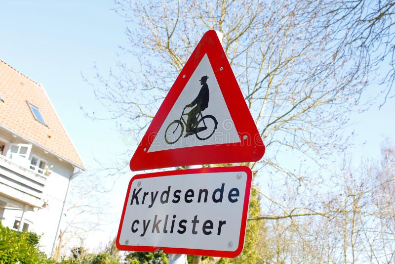 Sign for bicycle stock photo. Image of information, bicycle - 53316408