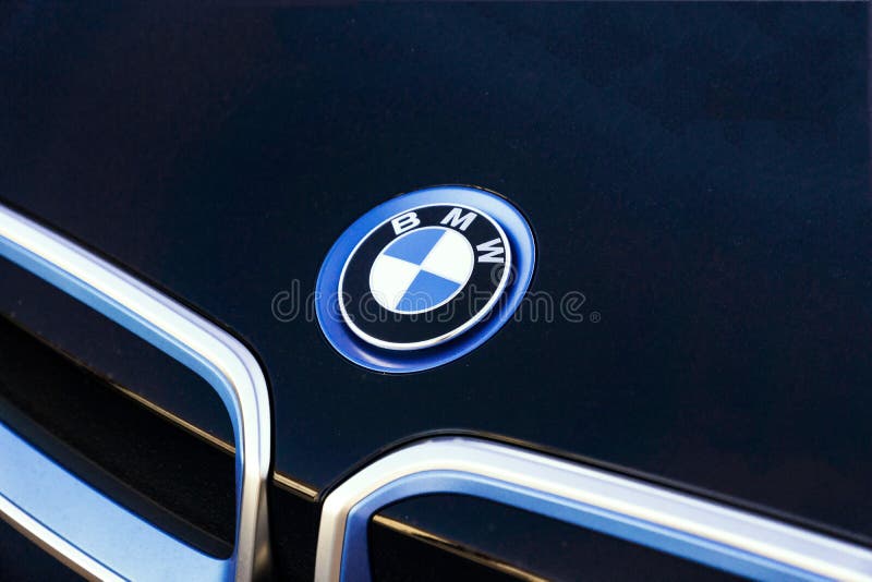 Sign of BMW editorial stock photo. Image of brand, front - 106836688