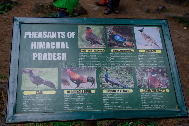 Sign Board in Van Vihar National Park in Himalayas Editorial Photo ...