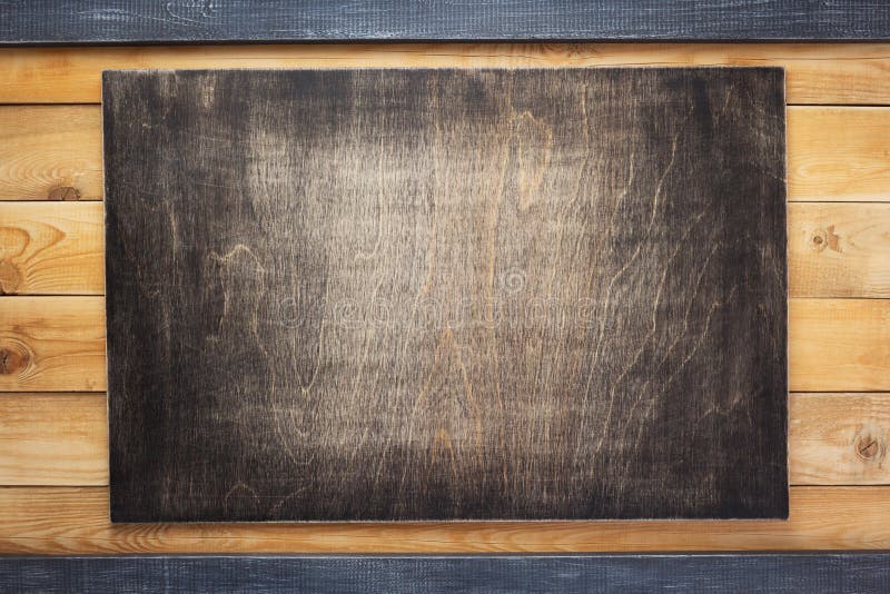 Sign Board and Wooden Background Texture Stock Photo - Image of ...