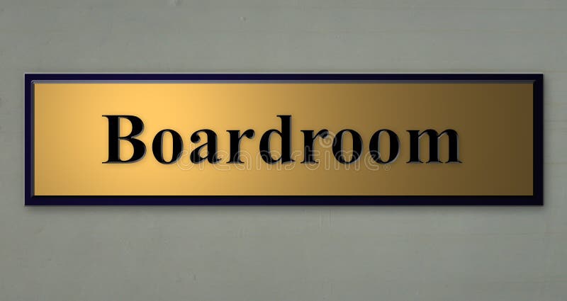 Boardroom sign stock vector. Illustration of person, generated - 7743096