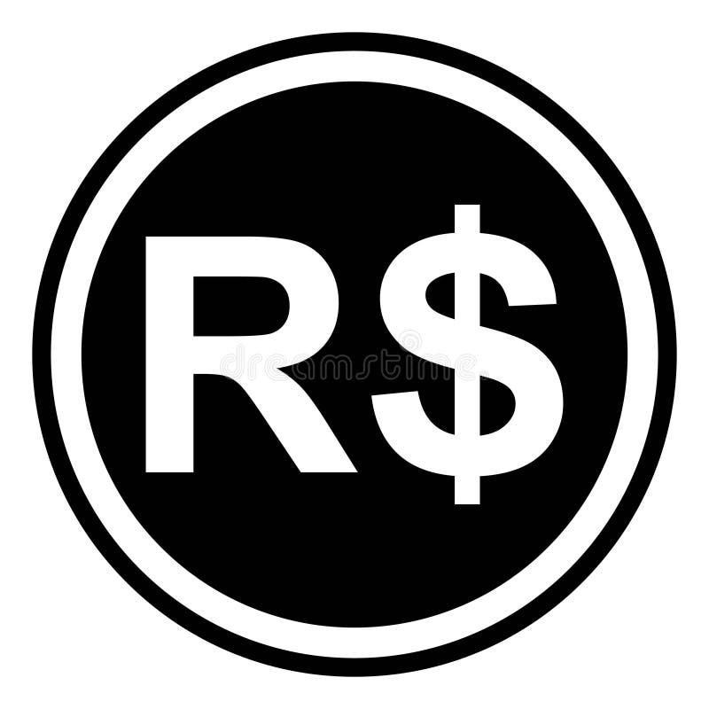 Sign the Brazil Currency, Brazil Real Stock Vector - Illustration of ...