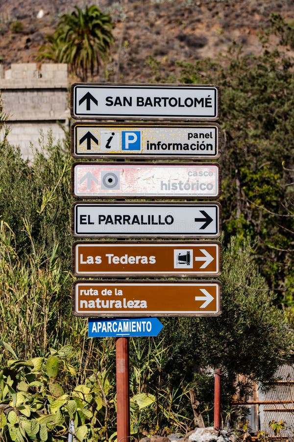 A Sign with a Brown Arrow Pointing To the Right Stock Image - Image of ...