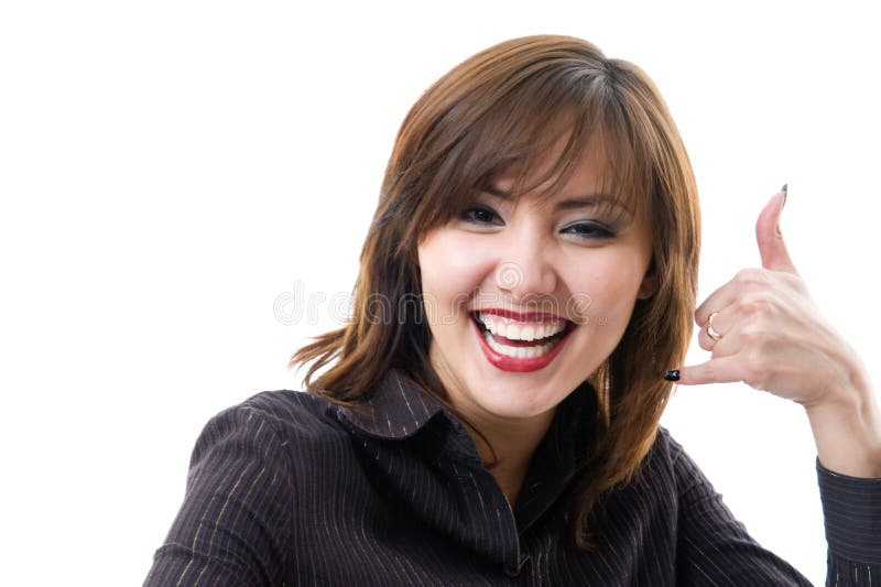 Sign: call me stock image. Image of finger, gesturing - 5315759