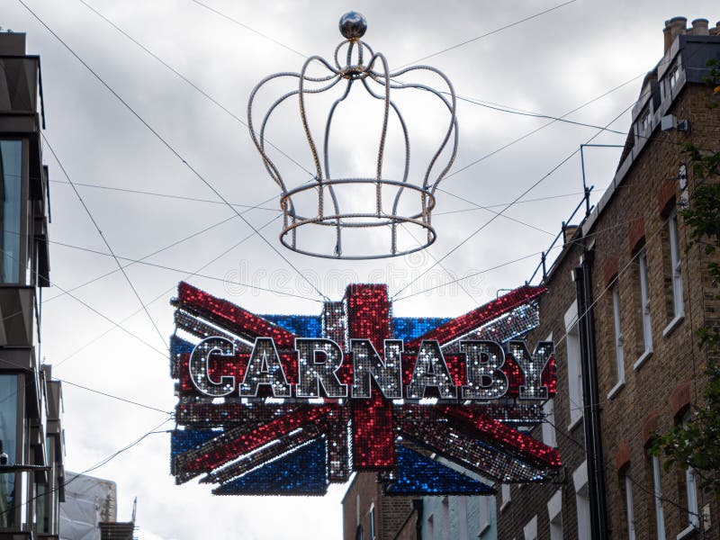 Sign of Carnaby Street in London Editorial Photo - Image of ...