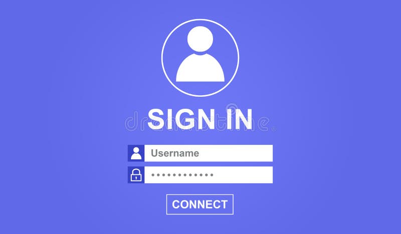 Signin Concept Stock Illustrations – 463 Signin Concept Stock ...