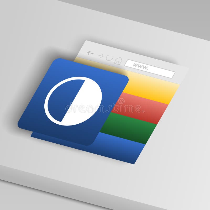 Sign of Contrast Multi Color Style Icon. Simple Thin Line, Outline ...