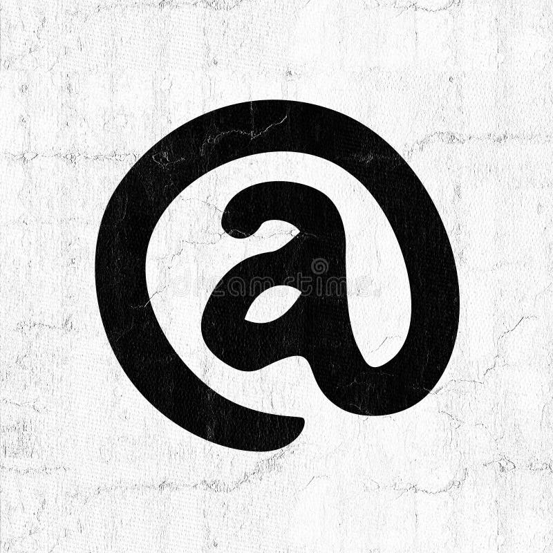 At sign stock illustration. Illustration of sign, communication - 110232719