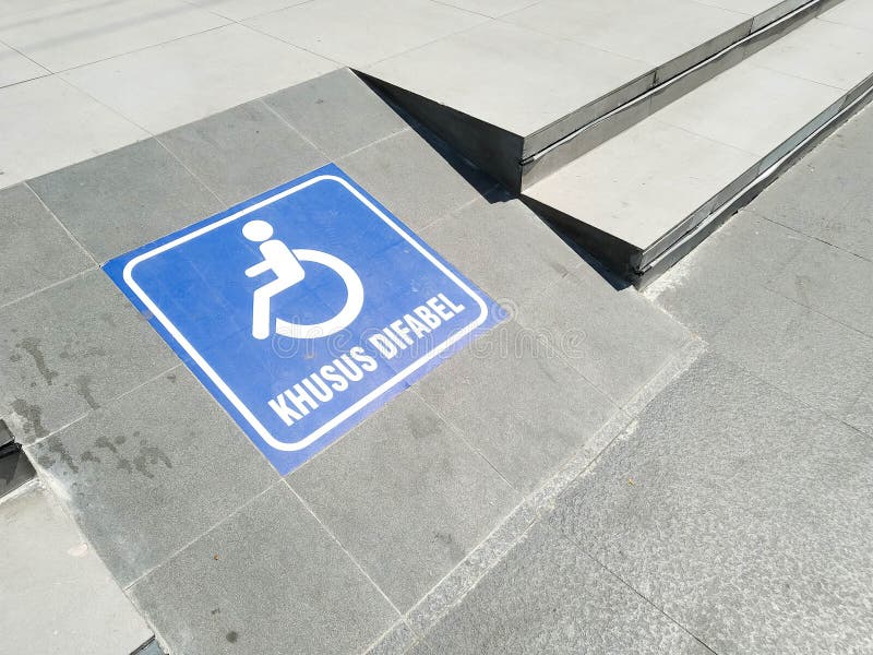 Sign for Disabled 3 stock image. Image of signs, support - 321730417