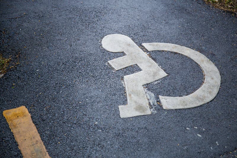 Sign for the disabled stock photo. Image of disability - 95122086