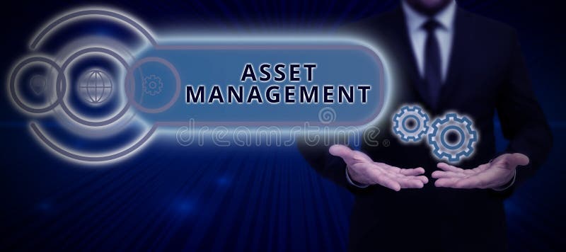 Sign Displaying Asset Managementsystematic Process of Operating and ...