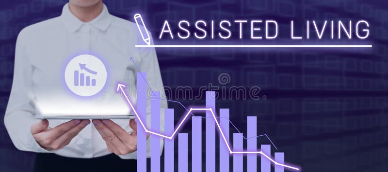 Sign Displaying Assisted Living. Business Showcase Person Granted ... Sign Displaying Assisted Living. Business Showcase Person Granted ...