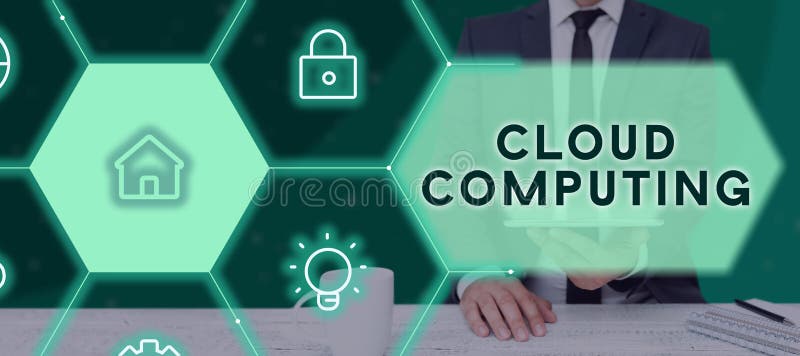 Inspiration Showing Sign Cloud Computing Business Approach Storing And Accessing Data And