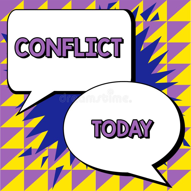 Text Caption Presenting Conflict. Conceptual Photo Disagreeing with ... Text Caption Presenting Conflict. Conceptual Photo Disagreeing with ...