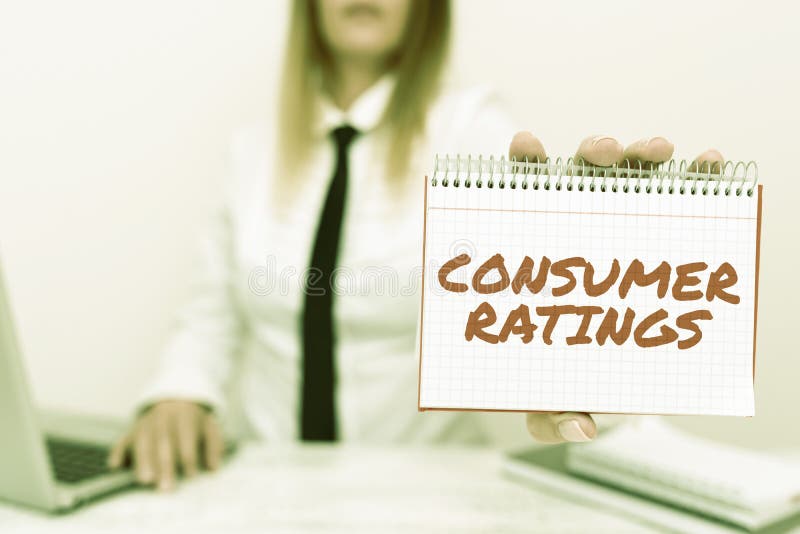 Sign Displaying Consumer Ratings. Business Concept Feedback Given by ... Sign Displaying Consumer Ratings. Business Concept Feedback Given by ...