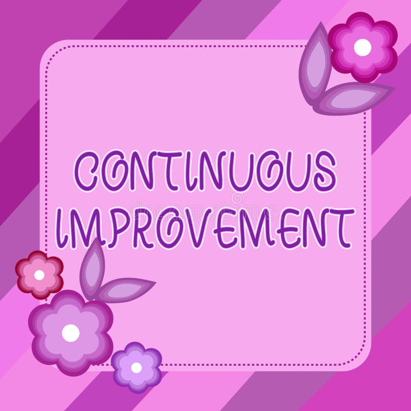 Sign Displaying Continuous Improvement. Internet Concept Ongoing Effort ... Sign Displaying Continuous Improvement. Internet Concept Ongoing Effort ...