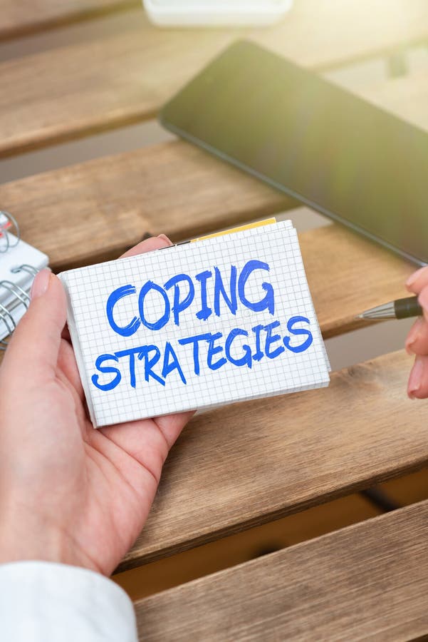 Sign Displaying Coping Strategies. Word for General Plan or Set of ... Sign Displaying Coping Strategies. Word for General Plan or Set of ...